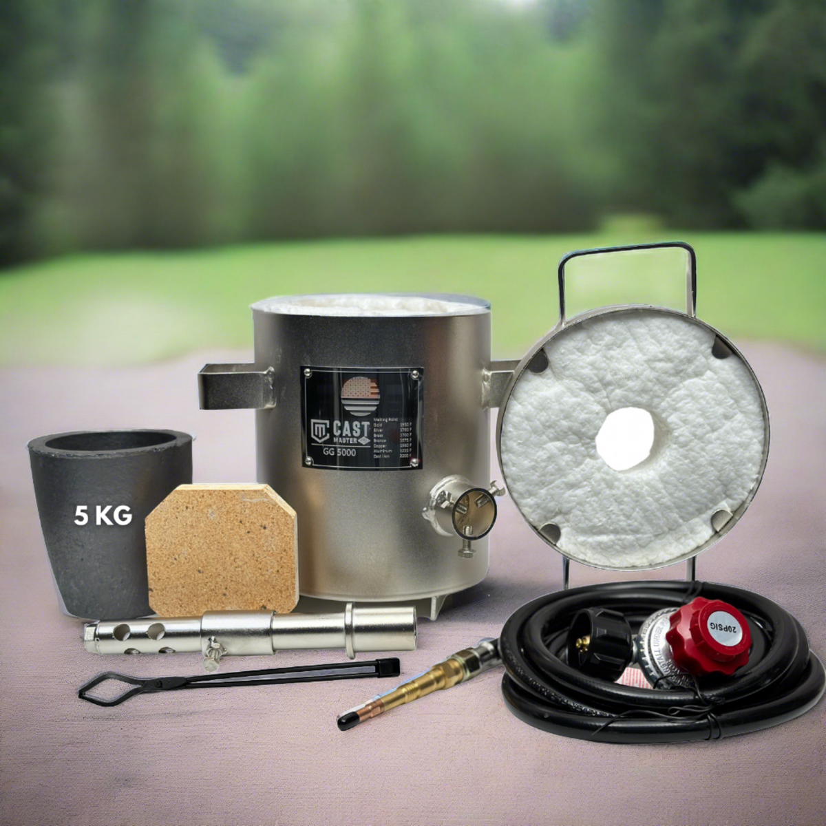 GG-5000 5 kg SS Propane Melting Furnace Kit – CastMasterEliteShop