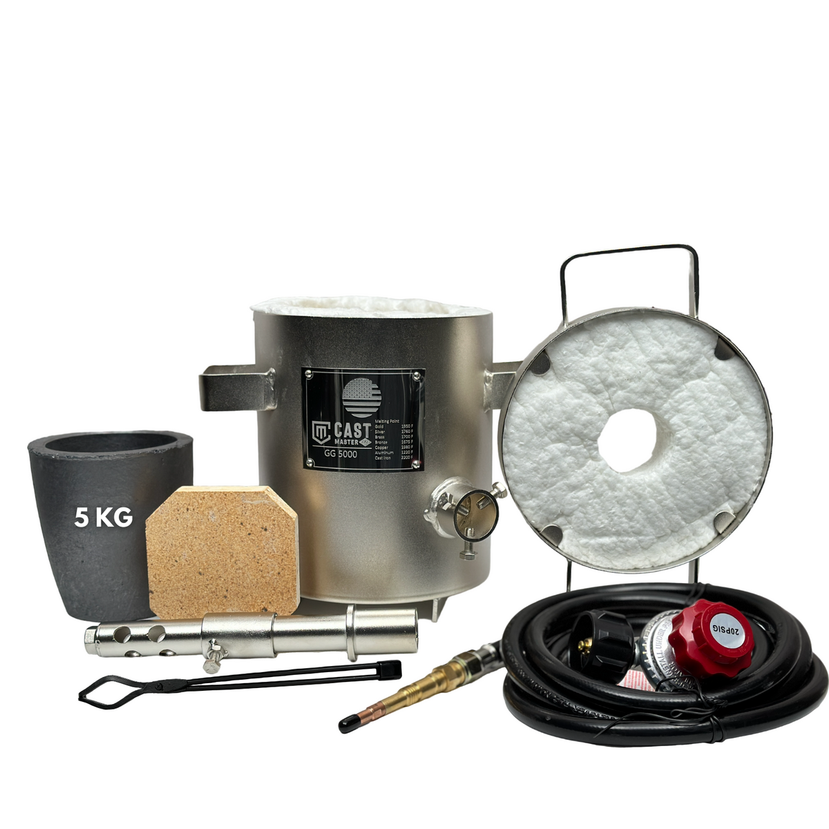 GG-5000 5 kg SS Propane Melting Furnace Kit – CastMasterEliteShop