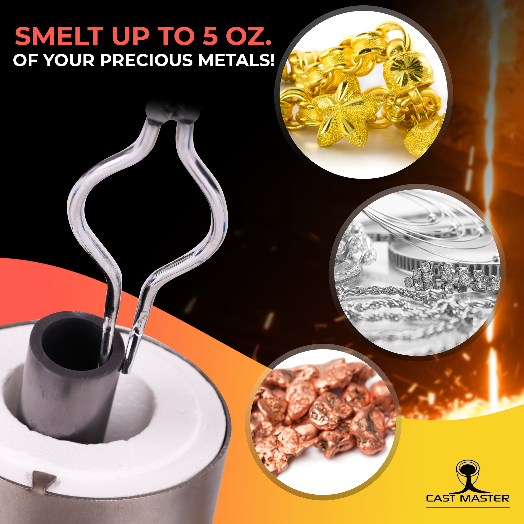 CG Pro Mini Propane Furnace Kit - Cast Master Elite